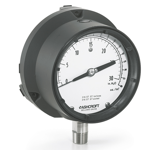 1189 Low Pressure Bellows Gauge | Bronze or Stainless Steel | Ashcroft
